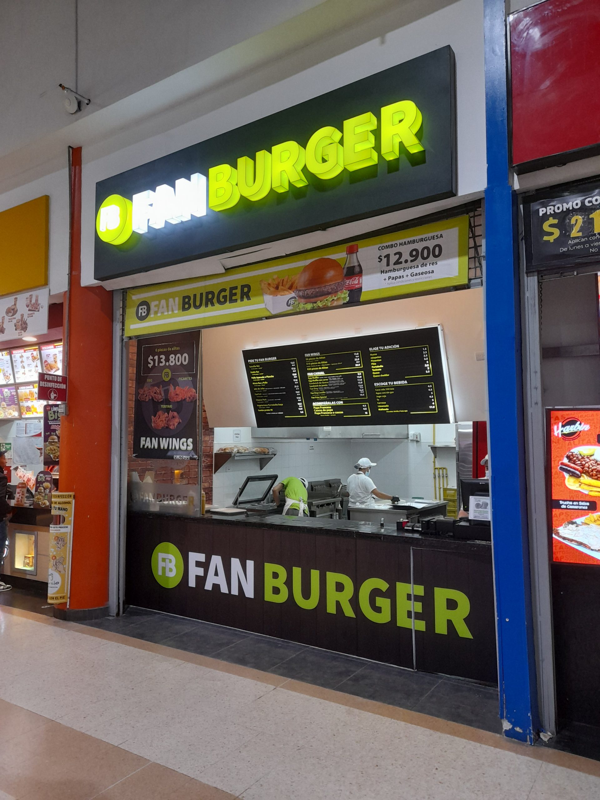 PISO 2 LOCAL 204NC- FAN BURGER | Mercurio Centro Comercial